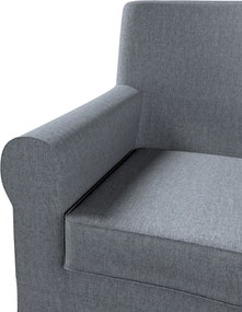 Potah na křeslo IKEA Ektorp Jennylund barva šedá látka pletený vzor