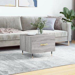 vidaXL Konferenční stolek 50 x 50 x 40 cm kompozitní dřevo [829358] Barva: šedá sonoma