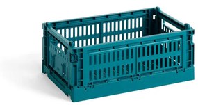 HAY Úložný box Colour Crate S, ocean green