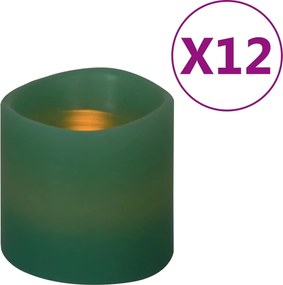 vidaXL Elektrické LED svíčky 12 ks teplé bílé [335825] Barva: Mátová