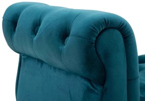 Designová lavice Dandelion 120 cm petrolejová