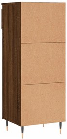 Botník hnědý dub 40x36x105 cm kompozitní dřevo - Default Title