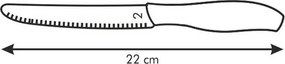 TESCOMA Nůž svačinový SONIC 12 cm, 6 ks