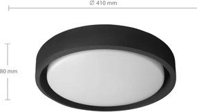 BRILAGI - LED Stmív. svítidlo MATTEO LED/48W/230V 3000-6500K pr. 41 cm černá +DO