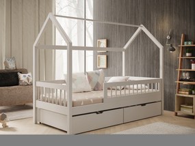 ADRK Furniture Postel Domek Galicja s matrací CH-GAL-W-200-M