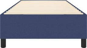 Rám postele s boxspringem modrá 90x190 cm textil 3120828