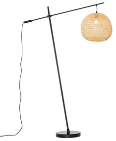 Orientální venkovní stojací lampa bambus IP44 - Rafael