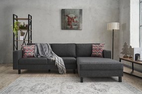 Hanah Home Pohovka KALE antracit pravý roh 825BLC2718