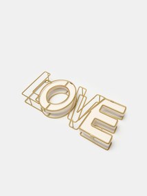 Sinsay - Stojací dekorace ve tvaru nápisu LOVE - zlatá