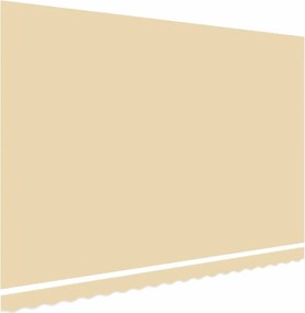 Náhradní plachta na markýzu krémová 400 x 300 cm polyesterová 141014