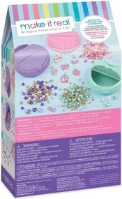 MAKE IT REAL Sada na výrobu náramků Macaron box / 3 pouzdra ve tvaru m