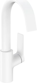 Hansgrohe Vivenis, umyvadlová baterie 210, s výpustí a otočným výtokem, EcoSmart, bílá matná, 75030700