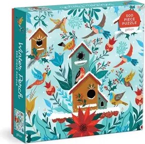 Galison Puzzle Winter Perch 500 dílků / od 8 let