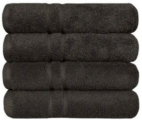 SCANquilt bavlněný ručník COTTONA tmavě šedá osuška 100 x 150 cm