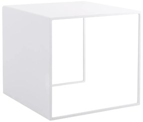OnaDnes -20% Nordic Design Bílý kovový konferenční stolek Gene 50 x 50 cm