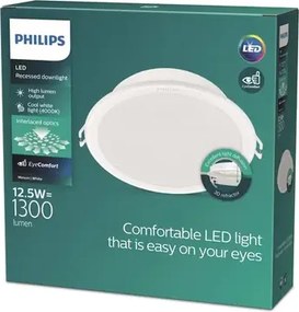 Philips Meson 12,5W 4000K bílá / LED podhledové svítidlo / 1300lm / 40