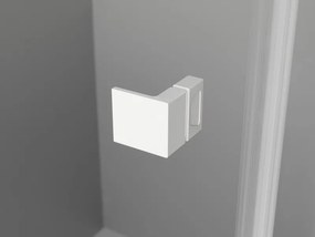 Mexen Lunar Duo, výklopný sprchový kout 85 x 80 cm, 8mm čiré sklo, bílý profil, 834-085L-080P-20-00