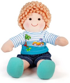 Bigjigs Toys Látková panenka Robin 30 cm