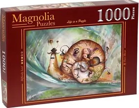 MAGNOLIA Puzzle Šnek / 1000 dílků / 68 x 48 cm