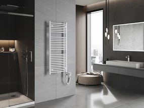 Mexen Ares, elektrické topné těleso 1200x500 mm + topná tyč 600 W, bílá, W102-1200-500-2600-20
