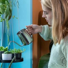 Konev na zalévání Met, 0,5 l, stříbrná