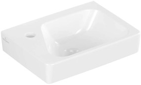 Villeroy & Boch Architectura - Umývátko 36x27 cm, s přepadem, otvor pro baterii vlevo, alpská bílá 43853601