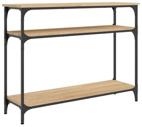 vidaXL Konzolový stolek dub sonoma 100 x 29 x 75 cm kompozitní dřevo