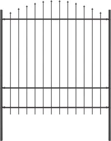 Zahradní plot WOERDEN 2 ks 170 x 215 cm Práškově lakovaná ocel 3360098