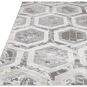 Šedý  koberec Beethoven Crystal Rozměry: 240x340 cm