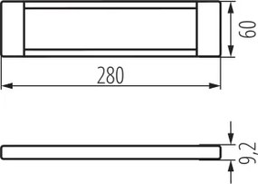 LED svítidlo Kanlux DAXA-S 5W CCTDIM W 38123 3000/4000/5500K