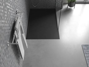 Mexen Amon obdélníkový sprchový kout SMC 100 x 80 cm, černý - 4F708010