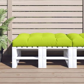 vidaXL Poduška na palety 120 x 80 x 12 cm textil [360521] Barva: Jasně zelená
