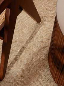 NORTHRUGS, Kusový koberec Duet Rosel 106252 Beige/White - na ven i na doma, 200x290, béžová, chodba / předsíň
