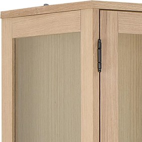 Vitrína Marte 94 cm dub bělený