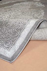 BE Koberec Elite 3935 GREY - šedý obdélníkový Rozměr: 60x100 cm