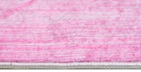 Modrý a růžový abstraktní trendový koberec Šířka: 160 cm | Délka: 230 cm