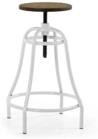 Barová židle payton bílá 66-84 cm MUZZA