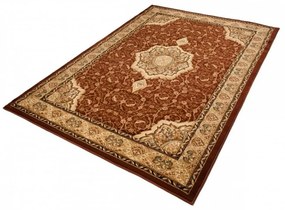 Kusový koberec klasický vzor 2 hnědý 60x100cm