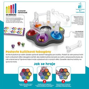 MINDOK HRA Smart Kulodrom kuličkový tobogán pro 1 hráče mn616