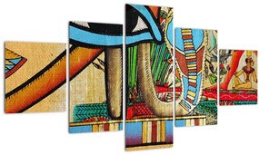 Obraz s egyptskými motivy (125x70 cm)