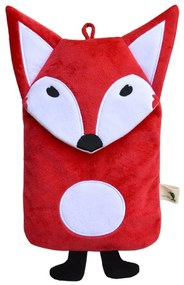 Termofor Hugo Frosch Eco Comfort - liška, 0,8 l, červená