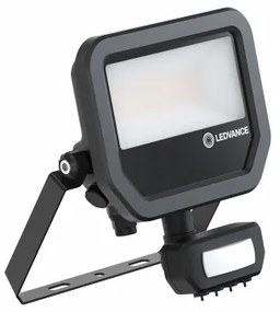 LED reflektor s pohybovým čidlem LEDVANCE FLOODLIGHT černý 17W/11W 2400lm/1600lm 3000K teplá bílá IP65