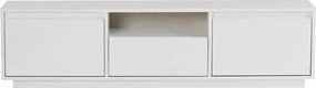 Bílý TV stolek 160x42x30 cm Sentinel – Kalune Design