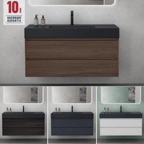 Design LED luxusní koupelnová skříňka s umyvadlem DOPORRO DEEP - 120cm Barva: eiche