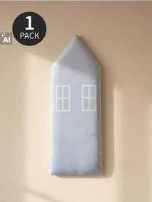 Sinsay - Čalouněný panel s motivem domku - modrá