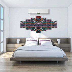 Obraz ornamentální abstrakce (210x100 cm)