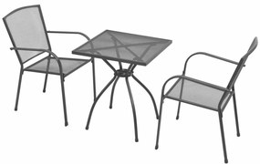 Zahradní bistro set 3 ks antracit Dekorhome