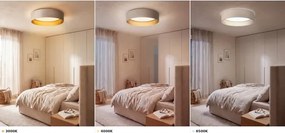 Brilagi-LED Stropní svítidlo VELVET VARI LED/24W/230V CCT pr.45 cm krémová/zlatá