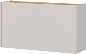 Krémová závěsná skříňka v dekoru dubu 93x52x29 cm Libbiano – Germania