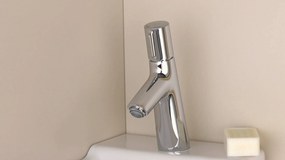 Hansgrohe Talis Select S, umyvadlová baterie 80 s výpustí, ovládání tlačítkem, chromová, 72040000